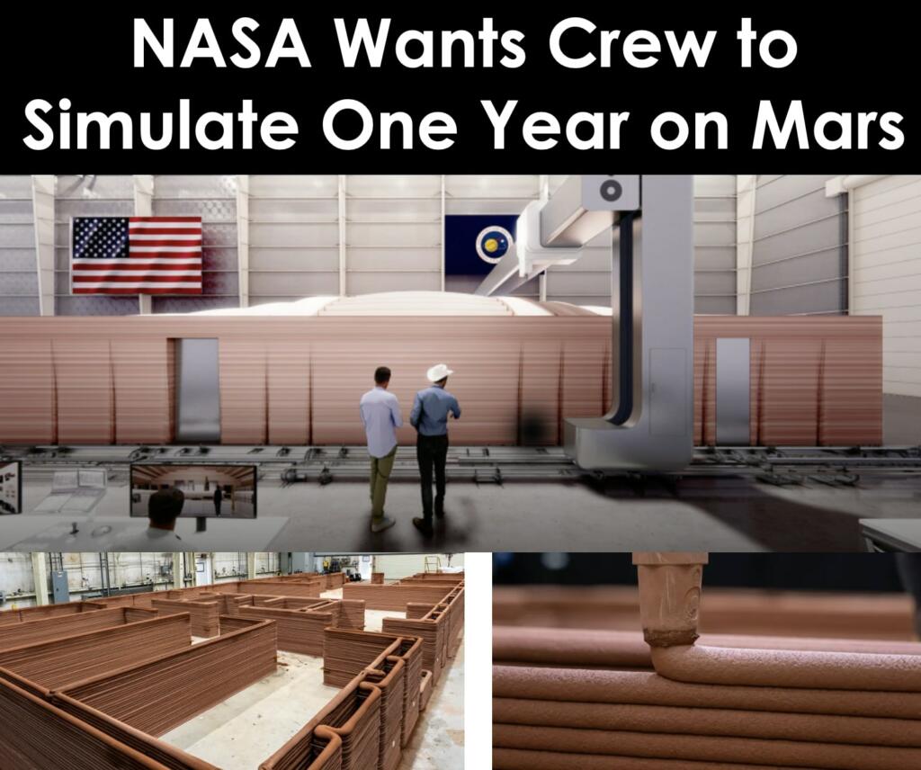 Join NASA to Live One Year Simulated in 3D Printed Mars Habitat on ...