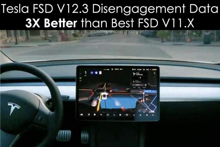 Tesla FSD 12.3.X Is Over Three Times Better Than the Best FSD V11.X on ...