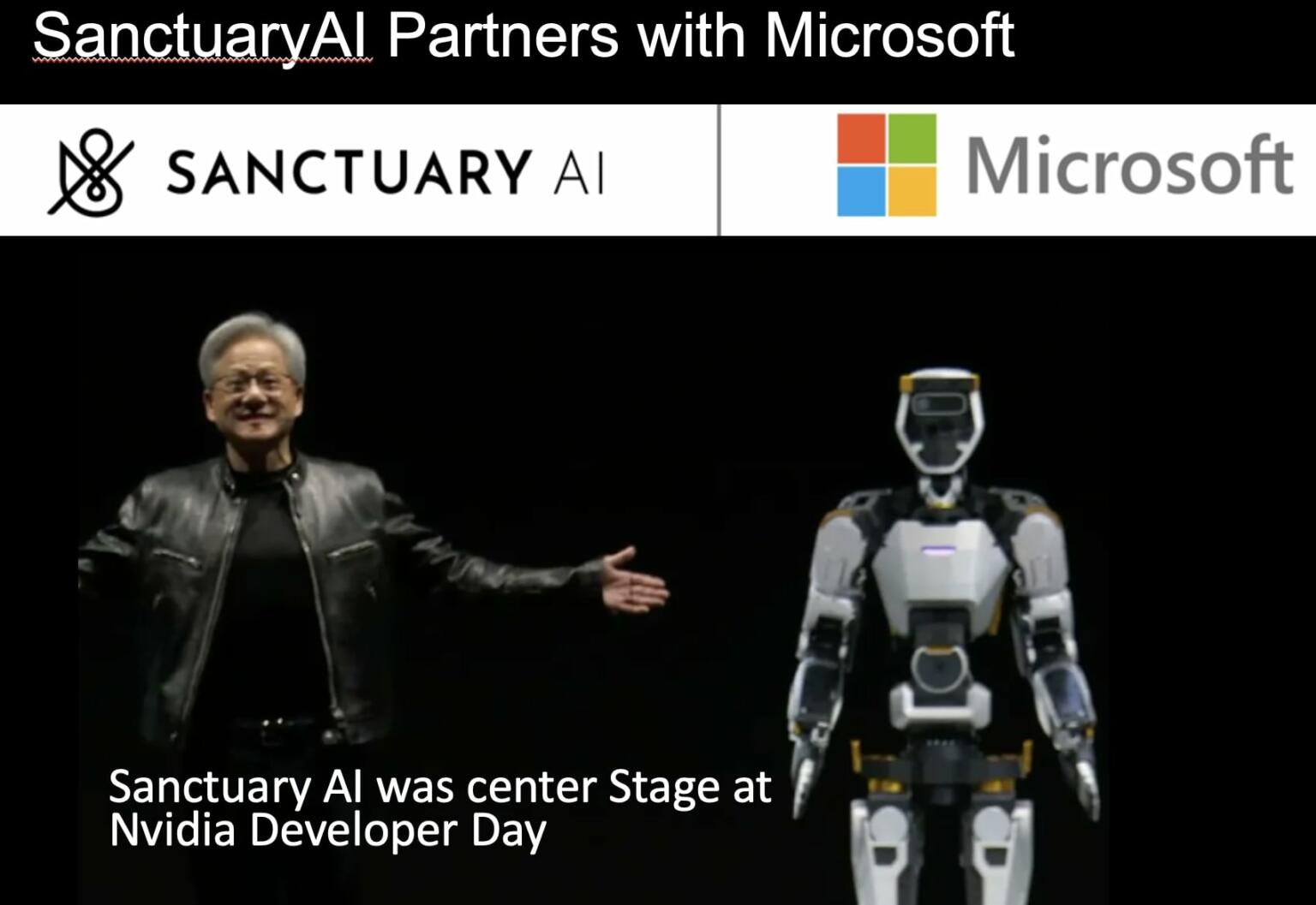 Sanctuary AI Humanoid Robotics Partners With Microsoft | NextBigFuture.com