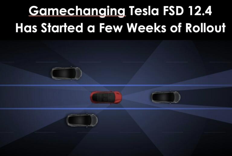 Gamechanging Tesla FSD 12.4 Has Started a Few Weeks of Rollout ...