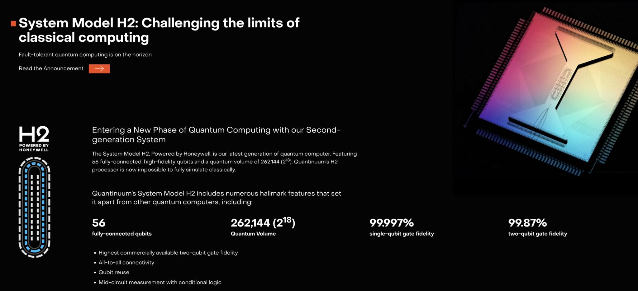 Quantinuum Trapped Ion Quantum Computer Compute World Record 100 Times ...