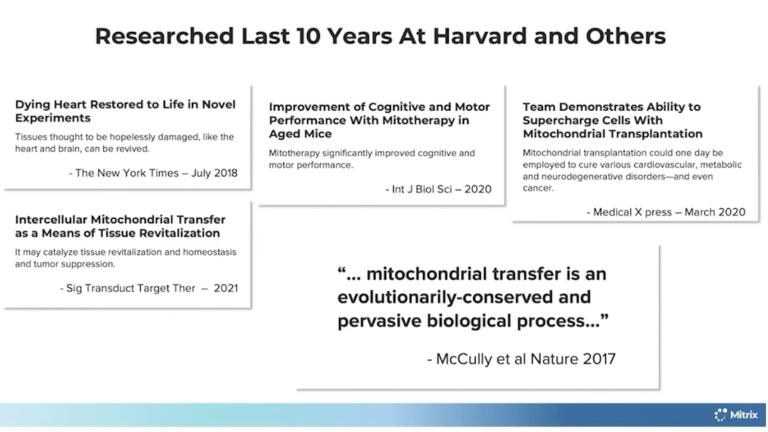 Mitrix Bio Leveraging Mitochondria Transfer for Antiaging ...