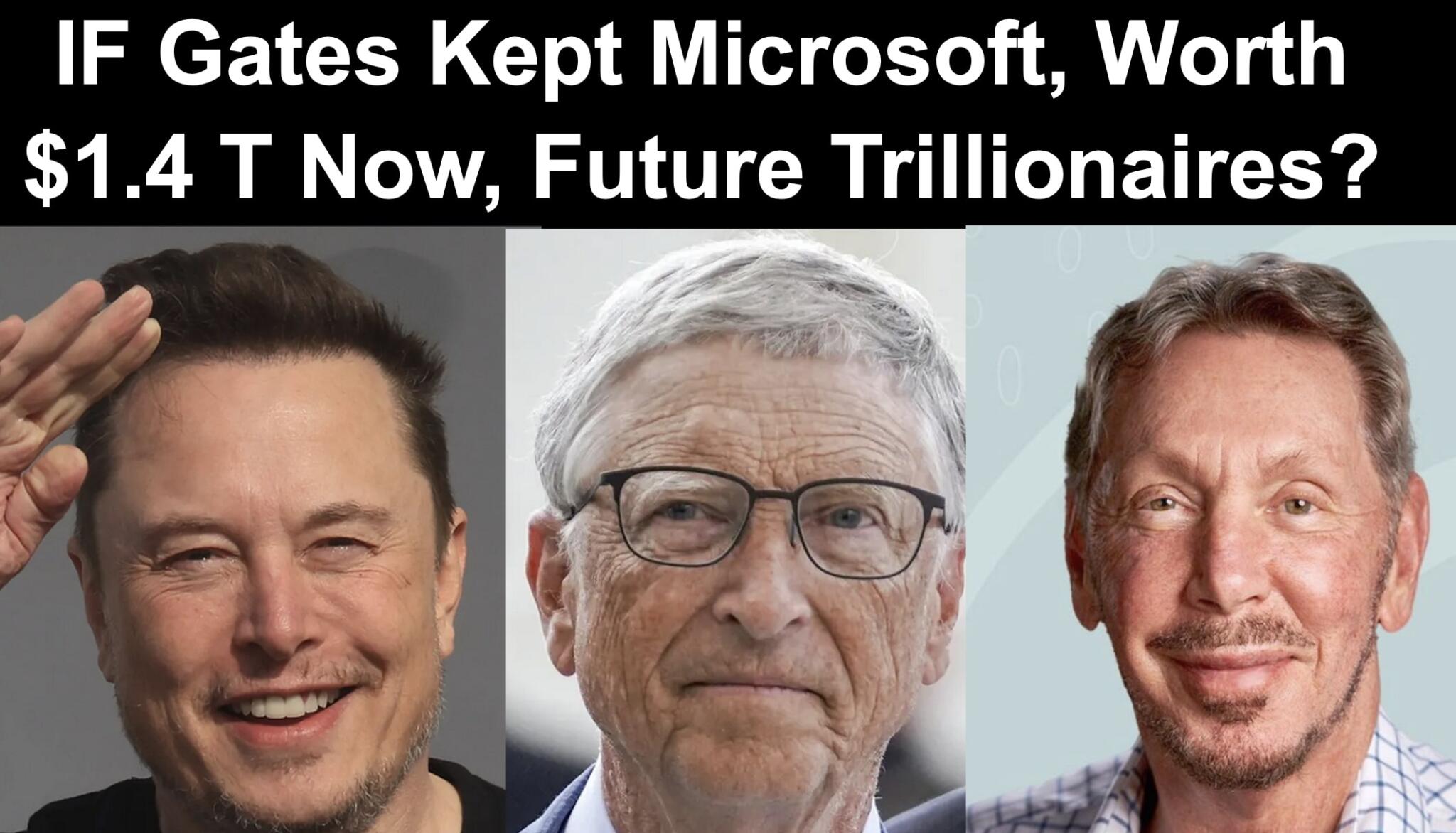 Bill Gates Would Be Worth Over $1.4 Trillion if He Kept 45% of ...