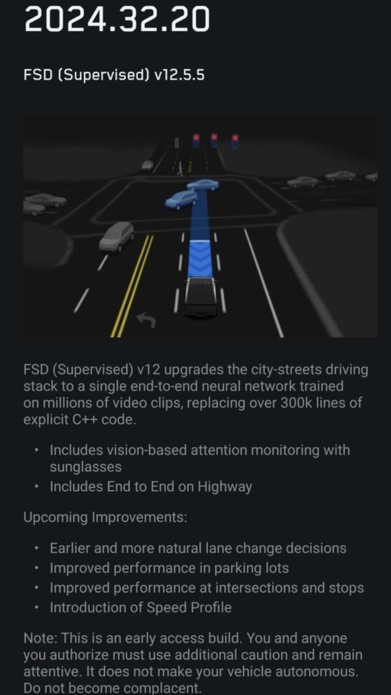 Tesla FSD 12.5.5 for Cybertruck and Merged End to End on Highway ...