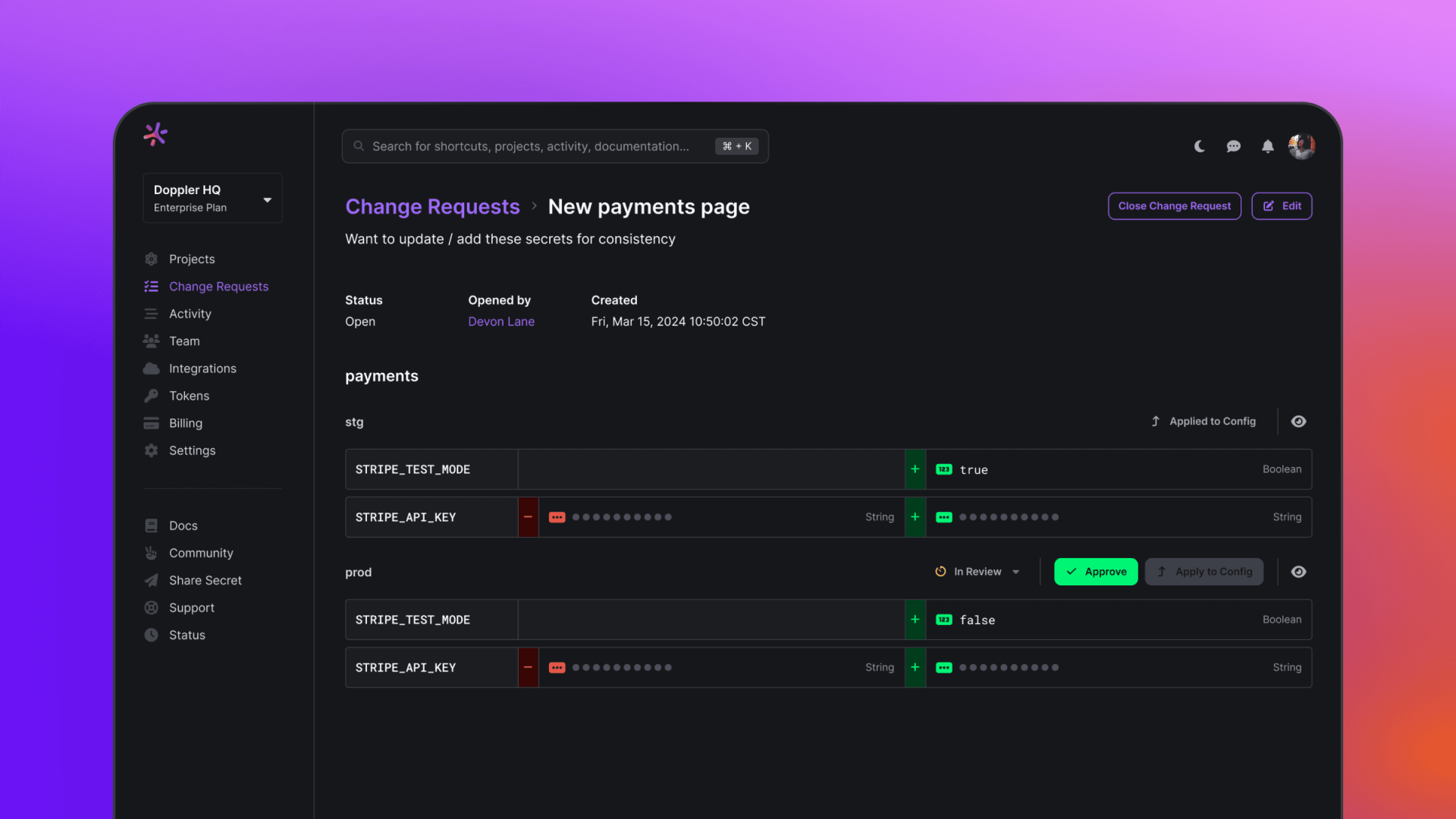 Doppler Launches 'Change Requests' to Strengthen Secrets Management ...