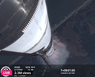 SpaceX Starship Flight 7 Launched, BOOSTER CAUGHT, Upper Stage Lost ...