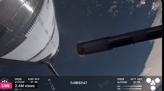 SpaceX Starship Flight 7 Launched, BOOSTER CAUGHT, Upper Stage Lost ...