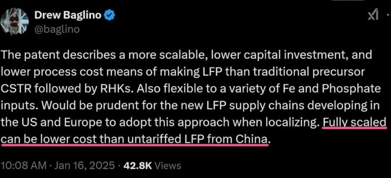 Tesla Cathode Powder Patent Is the Path to Lowest Cost LFP 4680 ...