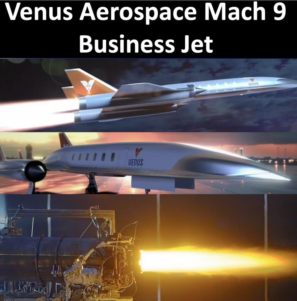 Venus Aerospace Developing 6,905 MPH Business Jet | NextBigFuture.com