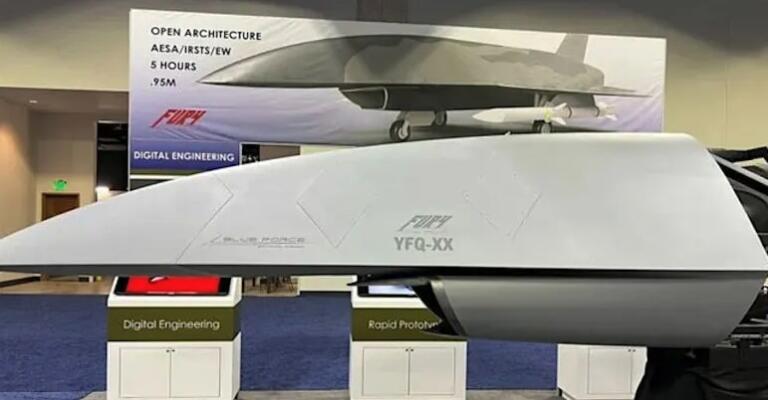 Boeing F47 Next Generation Fighter With Anduril YFQ-44A and GA YFQ-42A Superdrones ...