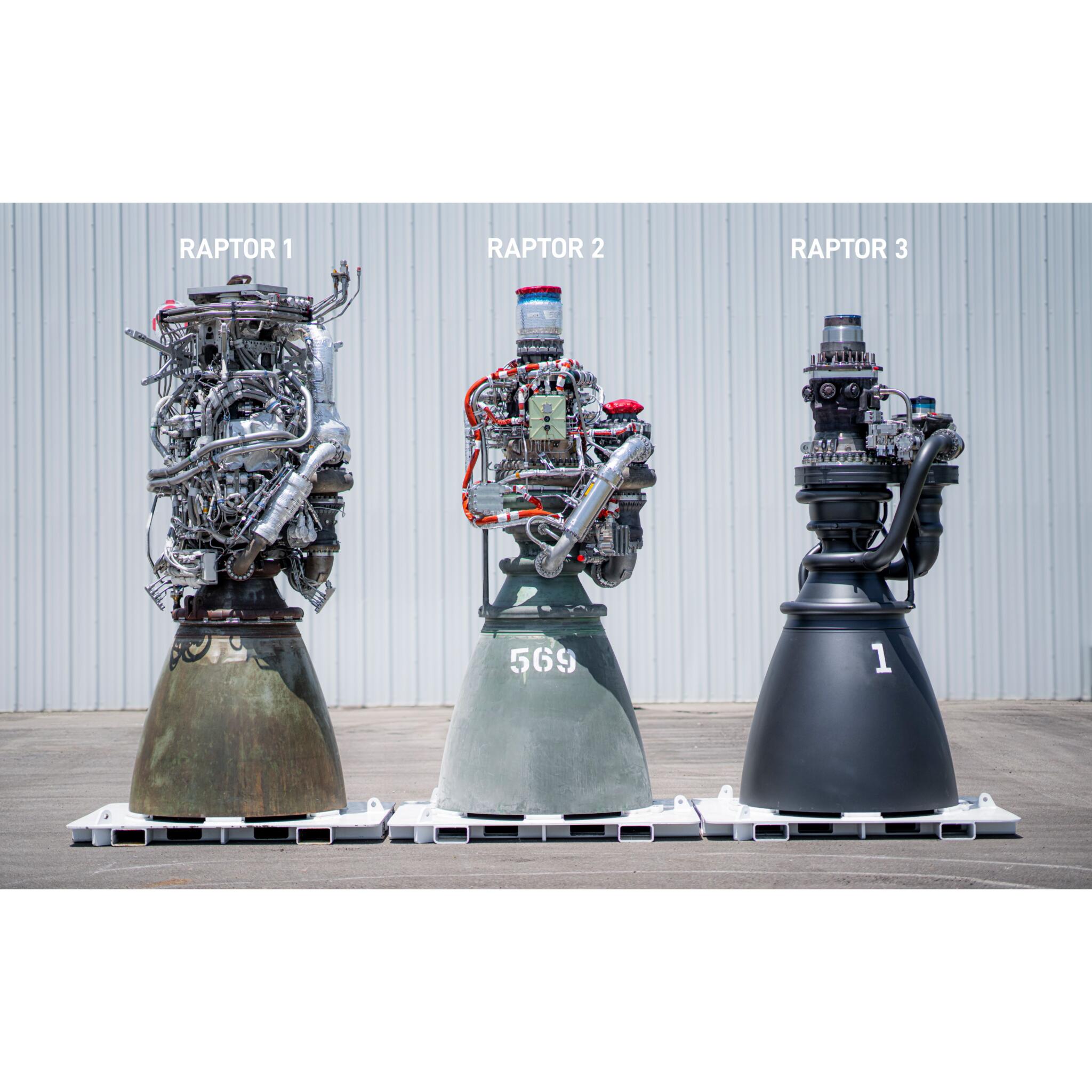 SpaceX Raptor 3 Engine Later in 2025 Will Save ~1 Ton of Mass Per ...