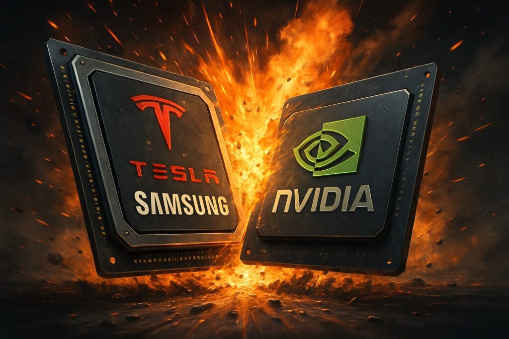 Samsung Megadeal Lets Tesla AI6 Chip Compete Equally Against Nvidia ...