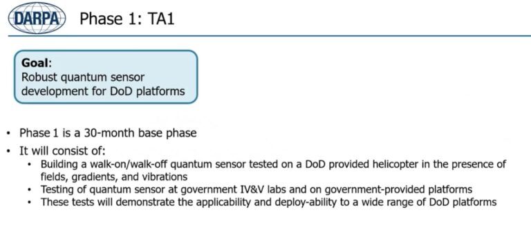 DARPA Developing Quantum Sensors that Are Durable for Real World Use ...