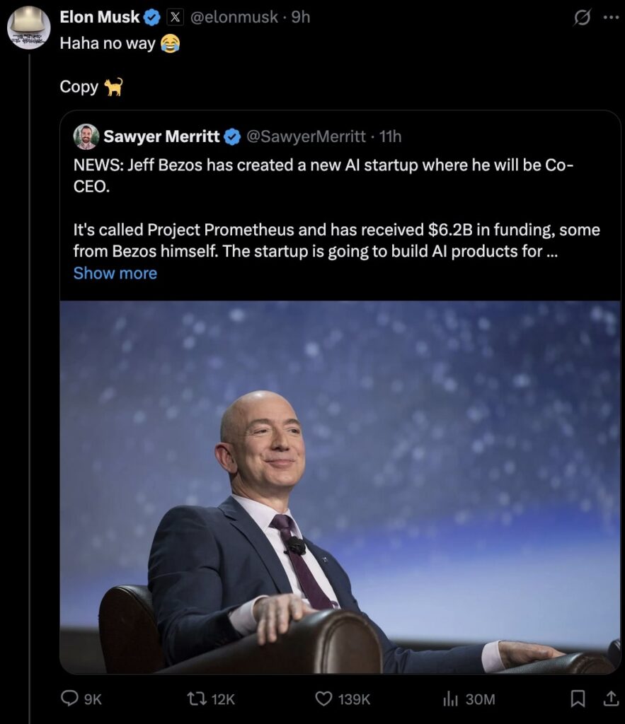 Jeff Bezos Invest Part of the $6.2 Billion Raised for Project Prometheus - His New AI Company ...