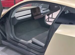 Production Ready Tesla Cybercab With No Steering Wheel or Pedals ...