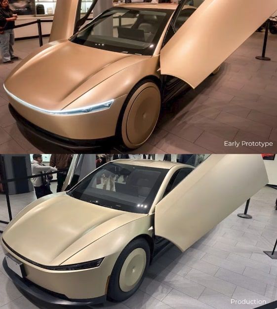 Production Ready Tesla Cybercab With No Steering Wheel or Pedals ...